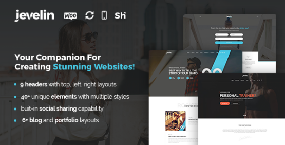 Jevelin Multi-Purpose Premium Responsive WordPress Theme